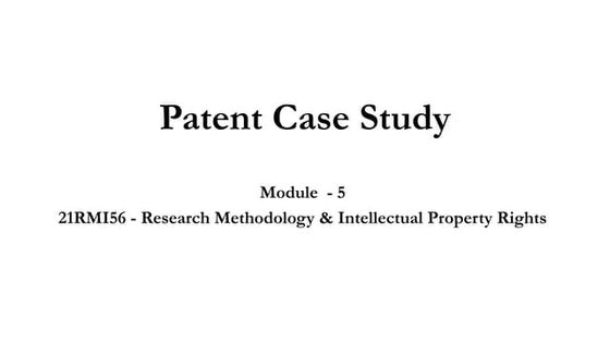 Case study on Neem, Turmeric and Basmati rice | PPTX