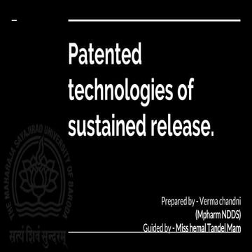 Patented TECHNOLOGIES | PPT