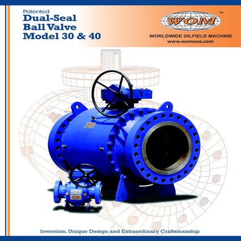 Patented dual seal ball valves | PDF