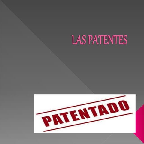 Patentes | PPTX