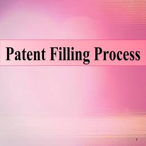 patent filing process.pptmcbjsbcjsvjvsjvbskvbks | PPT
