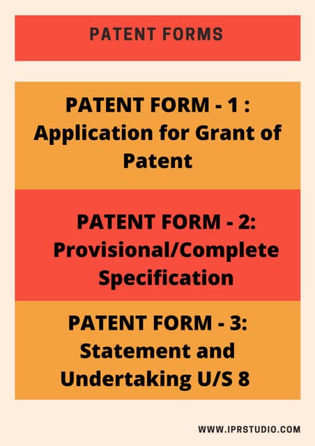 Steps for patent filling | PDF