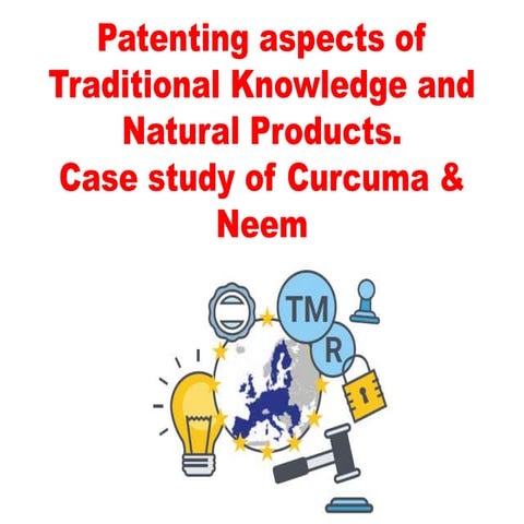 Case study on Neem, Turmeric and Basmati rice | PPTX