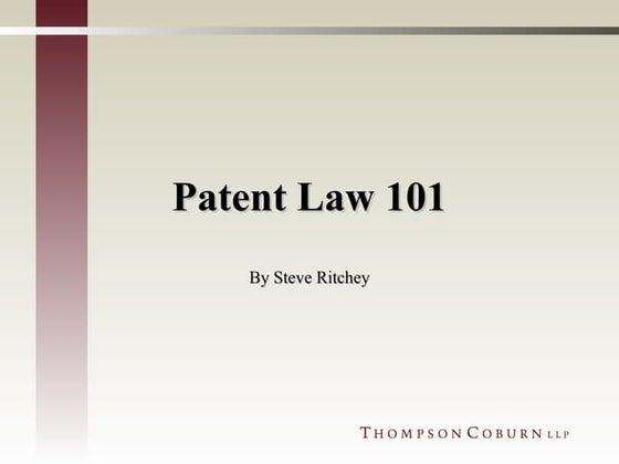 USPTO Patent | PDF | Law