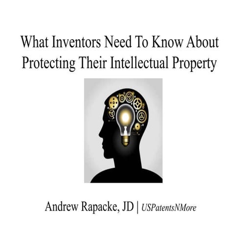 Patent law for the inventor | PPTX