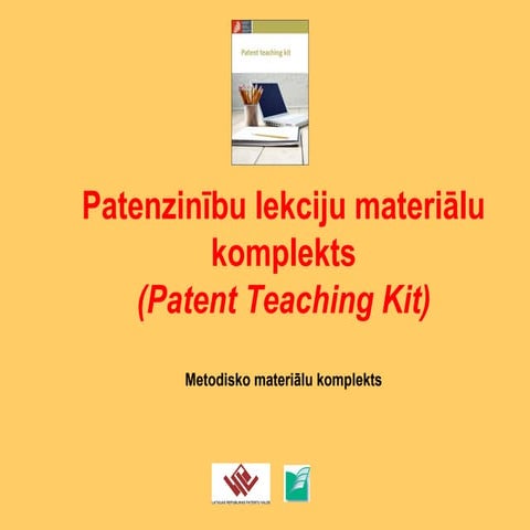 Patent teaching kit 2010 | PPT