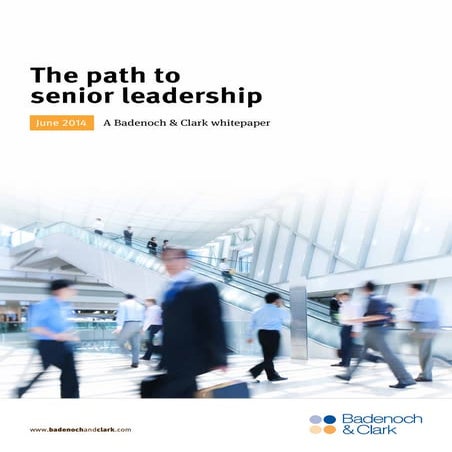 The path to senior leadership | PDF