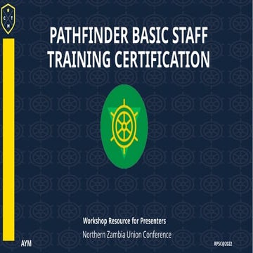 Pathfinder Basic Staff Training Course-1 JACK.pptx