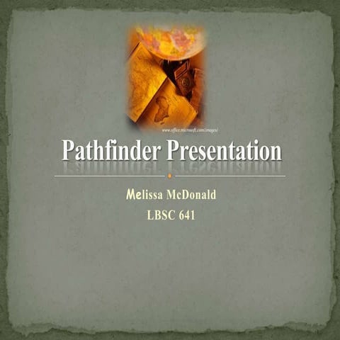 Pathfinder presentation | PPTX