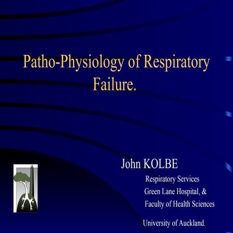 Patho Physiology Of Respiratory Failure | PPT