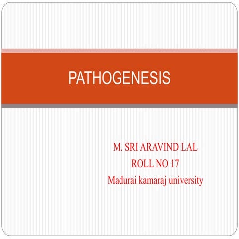 Pathogenesis | PPTX