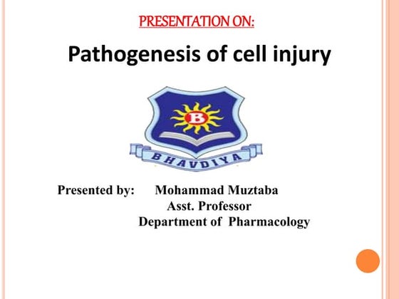 Cell injury and Cellular Adaptation: Pathology | PPTX | Biological ...