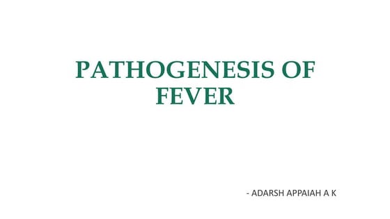 Fever & hyperthermia | DOC | Infectious Diseases | Diseases and Conditions