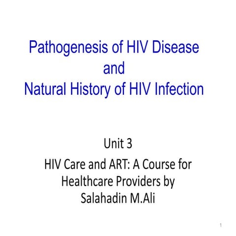 2 natural history of hiv and who clinical staging naco lac m | PPT