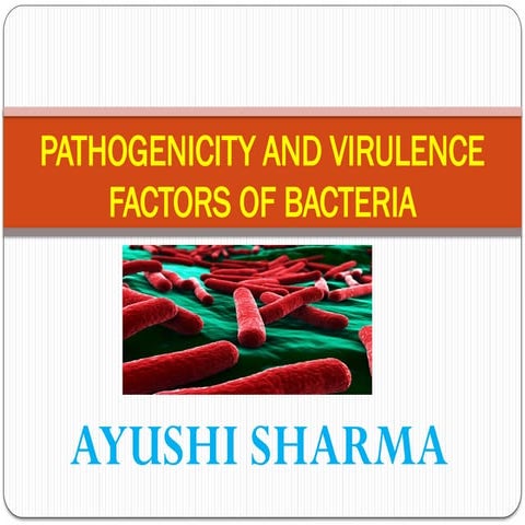 Pathogenicity is the ability of a microorganism to cause disease, while ...