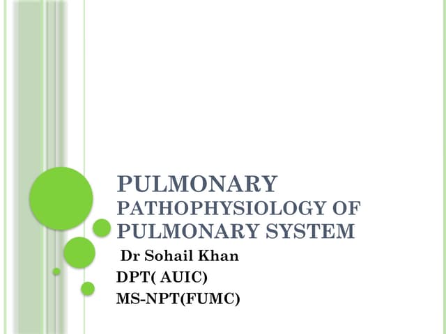 Pulmonary Flow Volume Loops.. Dr.Padmesh | PPTX | Lung and Respiratory ...