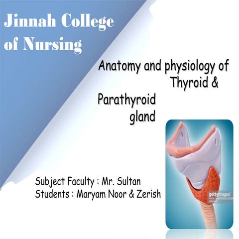 Anatomy & Physiology of Thyroid and parathyroid gland.pptx