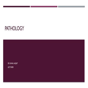 pathology.pptx definition uses significances | PPTX