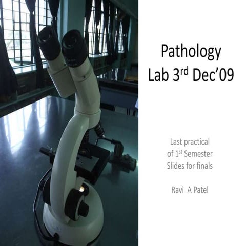 Pathology Final Practical | PPTX