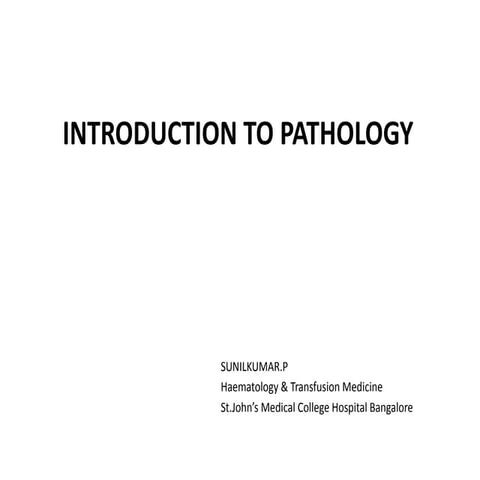 introduction to Pathology ..ppt
