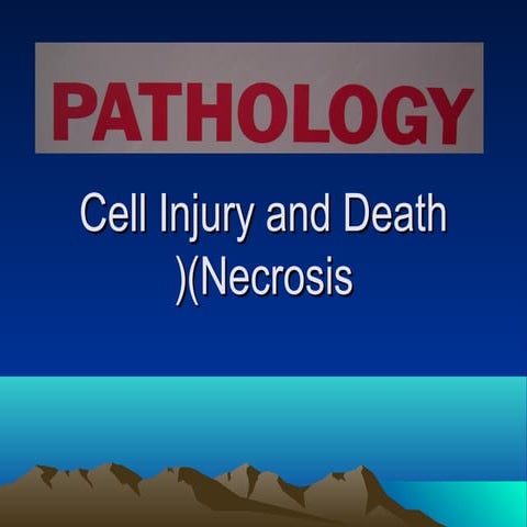 Pathology lab 2 cell injury and death | PPT