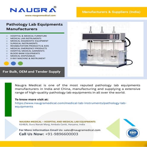 Pathology Lab Equipments Manufacturers.pdf