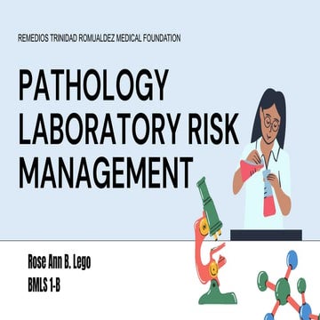 Pathology Laboratory Risk Management | PPTX