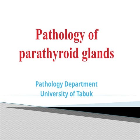 pathology of parathyroid.pptxcase presentation | PPT