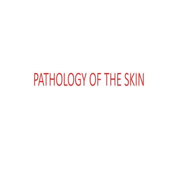 PATHOLOGY OF THE SKIN POWERPOINT PRESENTATION...... Lichen Planus ...