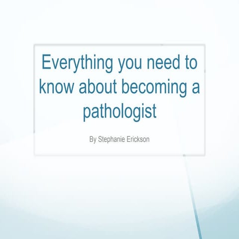 Pathology presentation | PPTX
