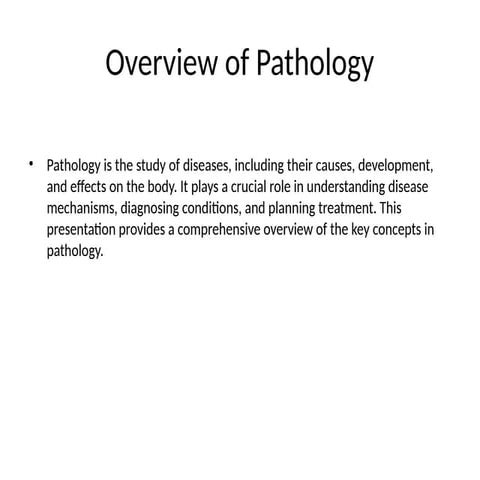 Pathology_Presentation_Complete.pptx for mbbs Student | PPTX