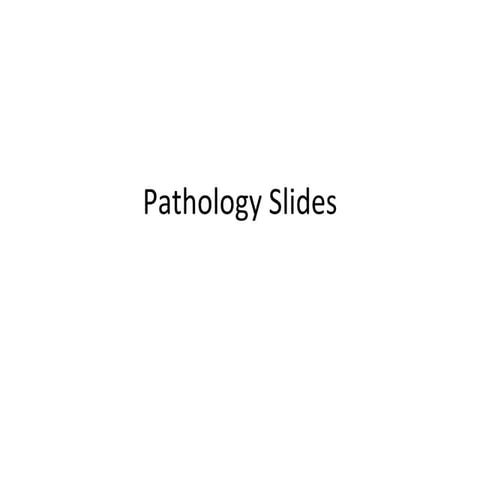 Pathology+slides | PPT