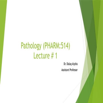 Pathology Theory (Pharm-514) Lecture 1.pptx