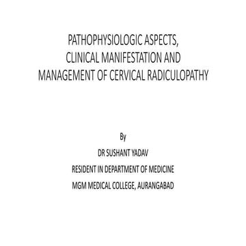Pathophysiologic aspects, clinical manifestation a nd management of | PPTX