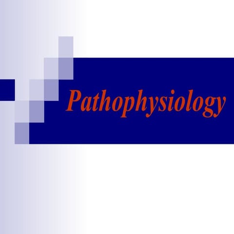 Lecture 1 pathophysiology | PPT