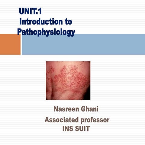 Introduction to pathophysiology | PPTX