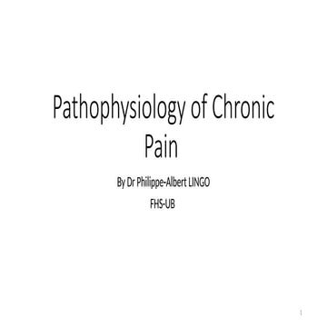 Pathophysiology and overviewof Chronic Pain.pptx