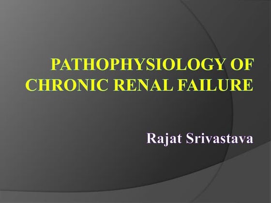 RFT renal function Laboratory report ppt | PPT