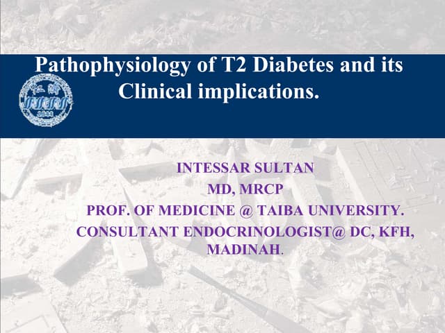 Regulation of blood glucose | PPTX