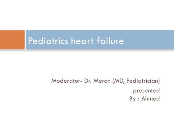 Congestive heart failure | PPT