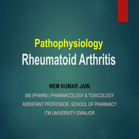 Rheumatoid Arthritis Pathophysiology Nursestudynet Pathology Outlines ...
