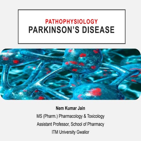 Pathophysiology of parkinsons disease | PPTX
