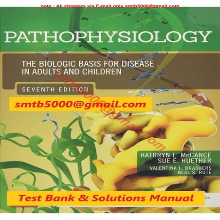 Pathophysiology The Biologic Basis for Disease in Adults and Children ...