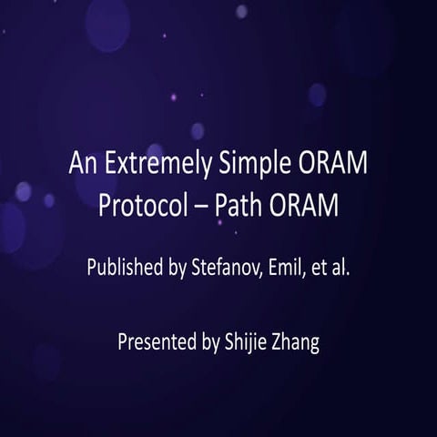Path Oram Ppt
