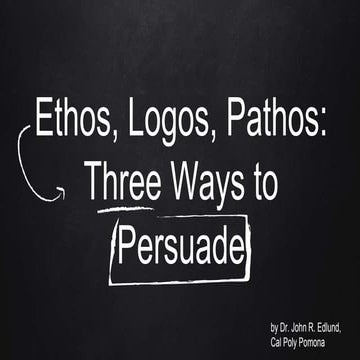 Ethos pathos logos