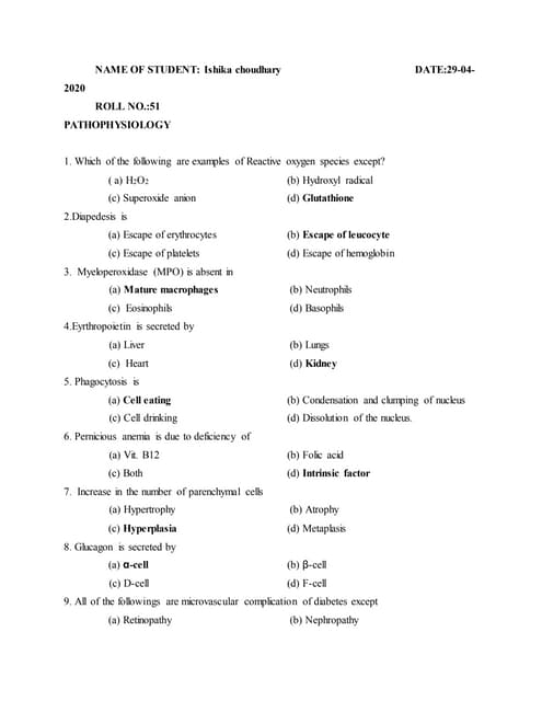 Gpat important questions with answers | PDF