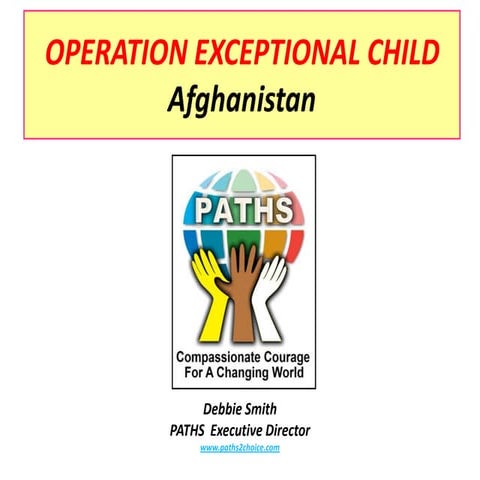 Paths Operation Exceptional Child | PPT