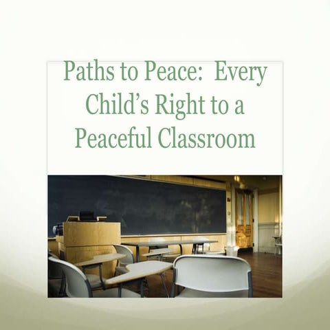 Paths to peace | PPTX