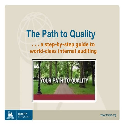 Path to Quality - Step-by-Step Guide.ppt