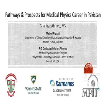 Pathways and Prospects for Medical Physics Career in Pakistan - MPTF.pdf